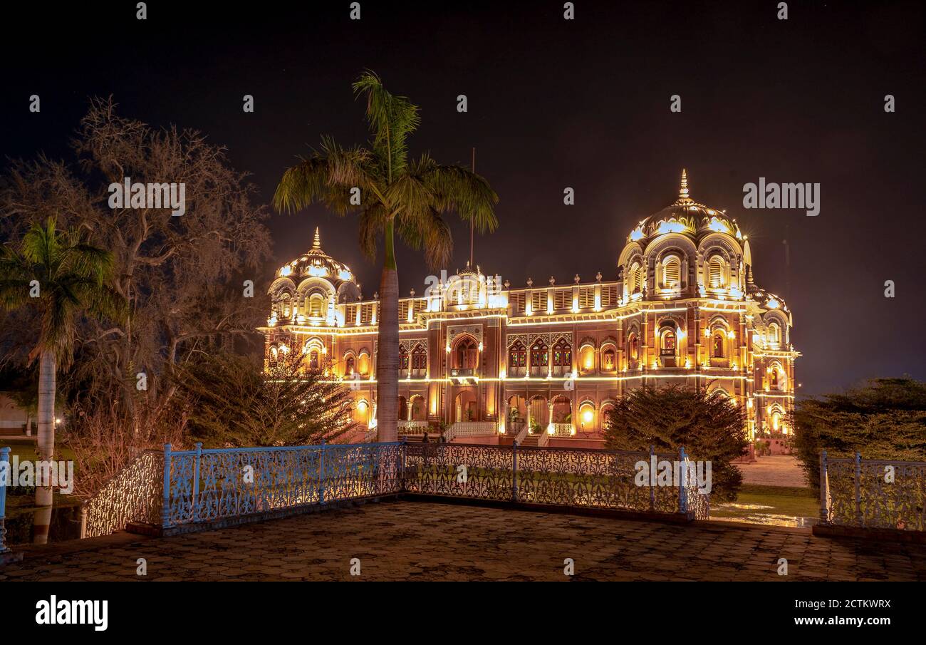 night landscape photography with stars and moon light of Pakistan Stock ...