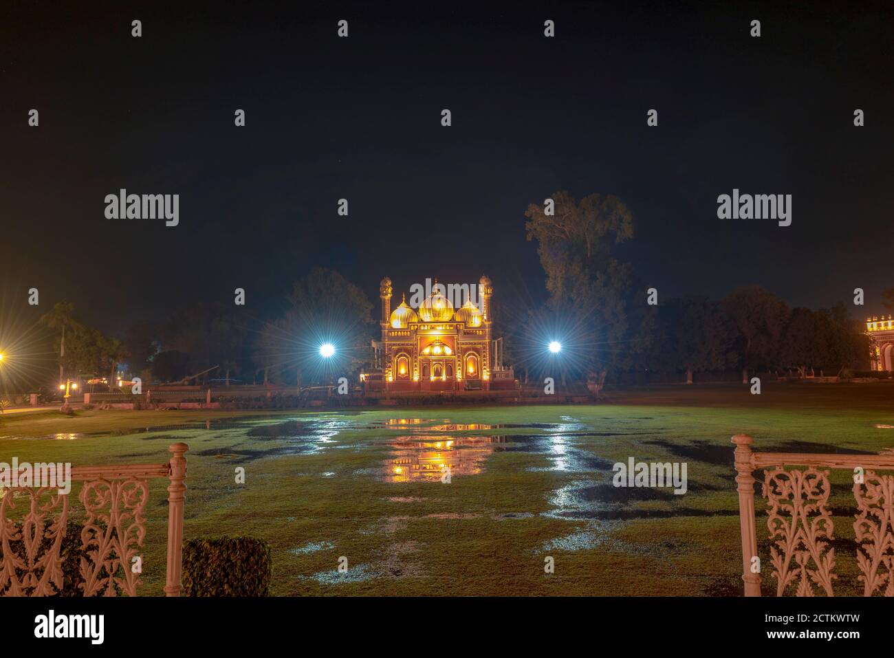 night landscape photography with stars and moon light of Pakistan Stock ...