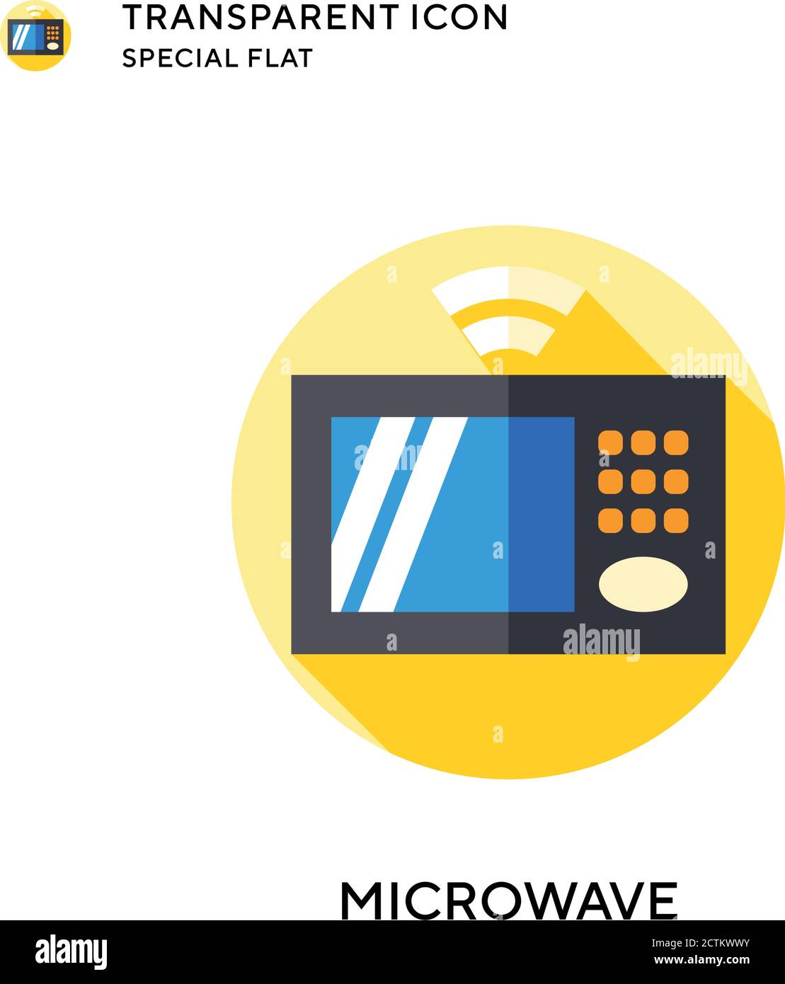 Microwave vector icon. Flat style illustration. EPS 10 vector Stock ...
