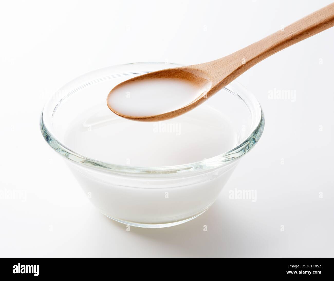 Water-soluble starch on a white background Stock Photo - Alamy