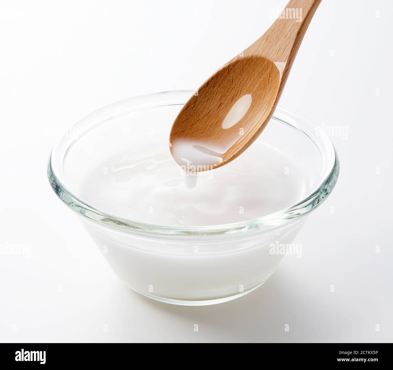 Water-soluble starch on a white background Stock Photo - Alamy