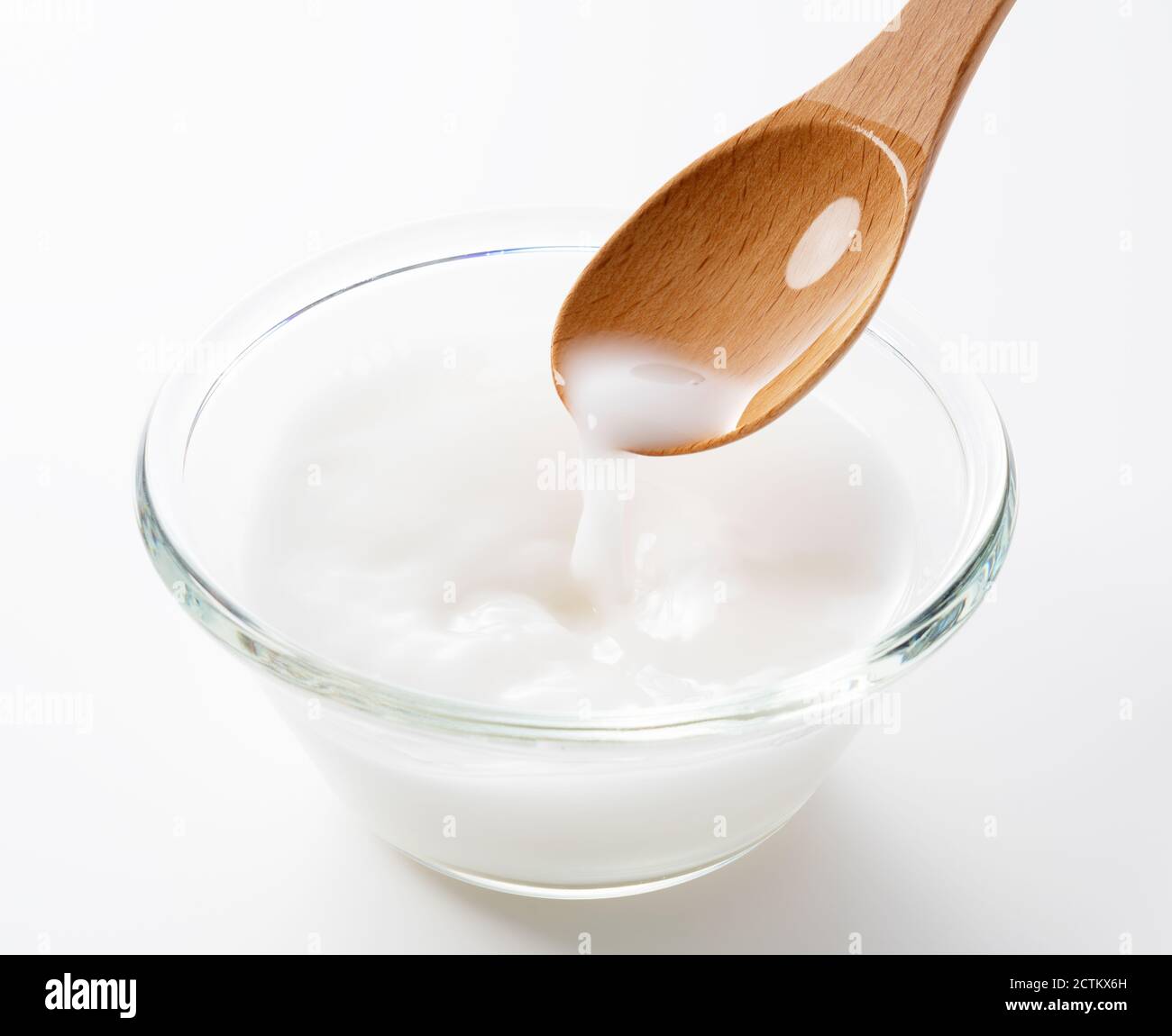 Water-soluble starch on a white background Stock Photo - Alamy
