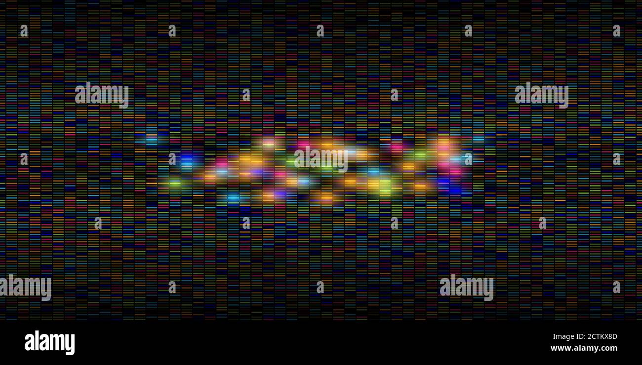 Big data visualization. Abstract data background of a large number of ...