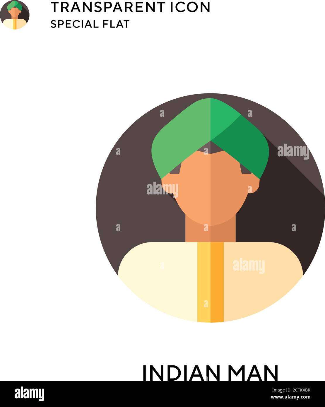 Indian man portrait standing Stock Vector Images - Alamy