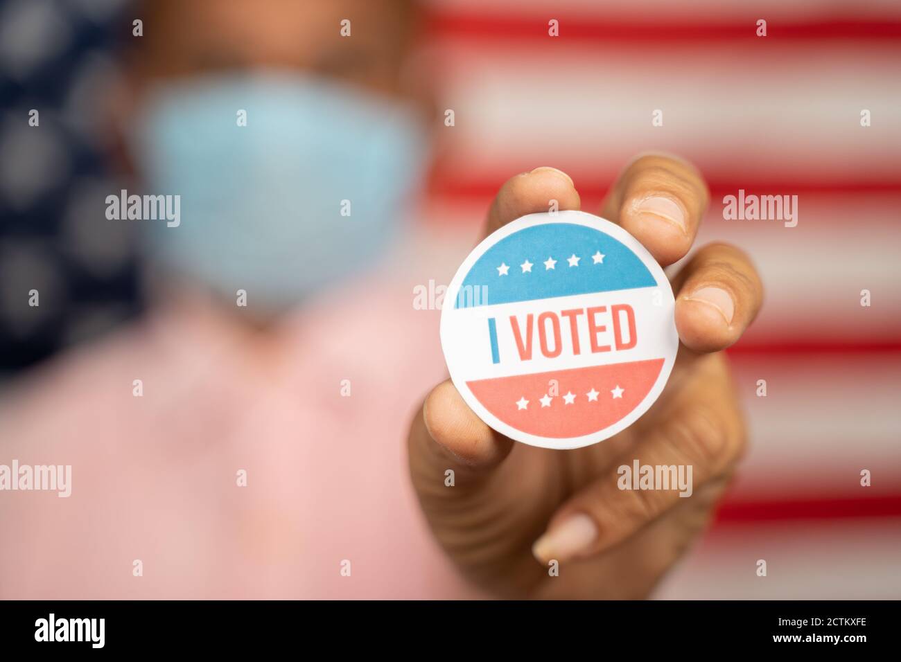 I voted sticker hi-res stock photography and images - Alamy