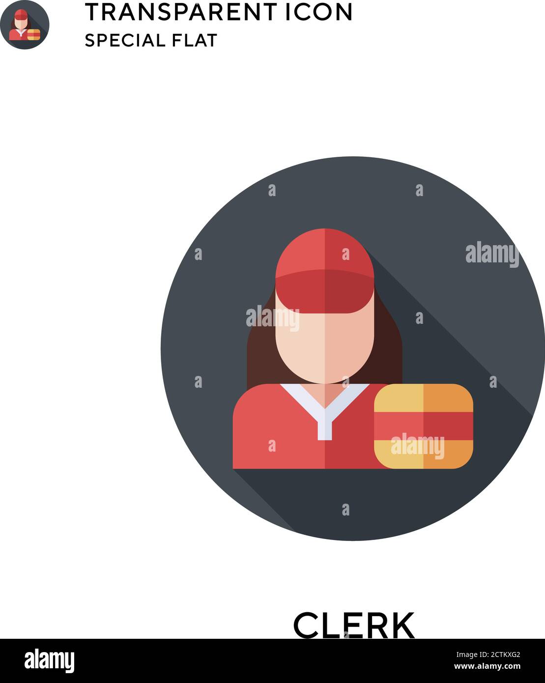 Grocery store clerk covid 19 Stock Vector Images - Alamy