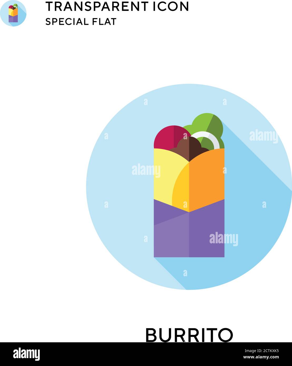 Burritos vector vectors Cut Out Stock Images & Pictures - Alamy