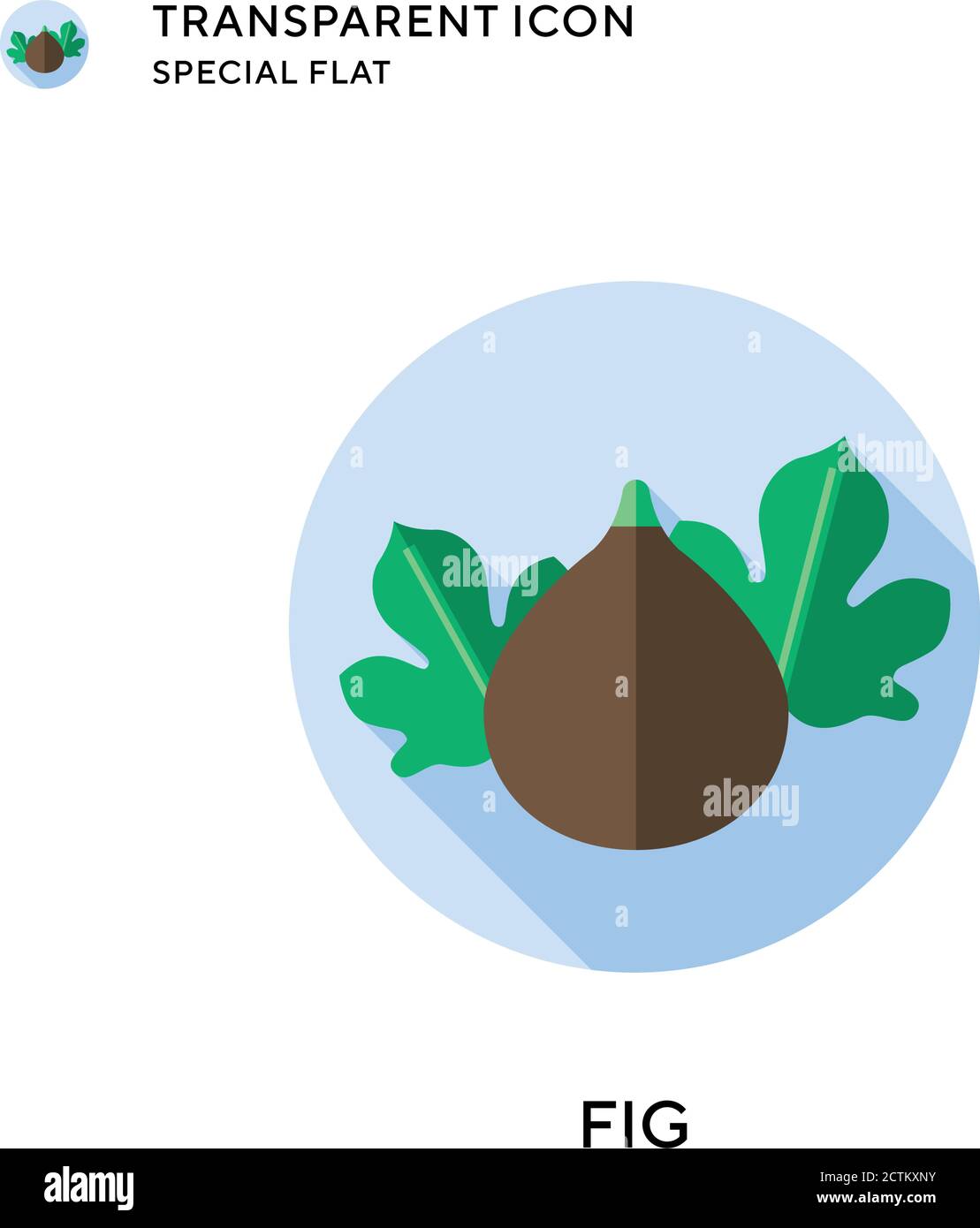 Fig vector icon. Flat style illustration. EPS 10 vector Stock Vector ...