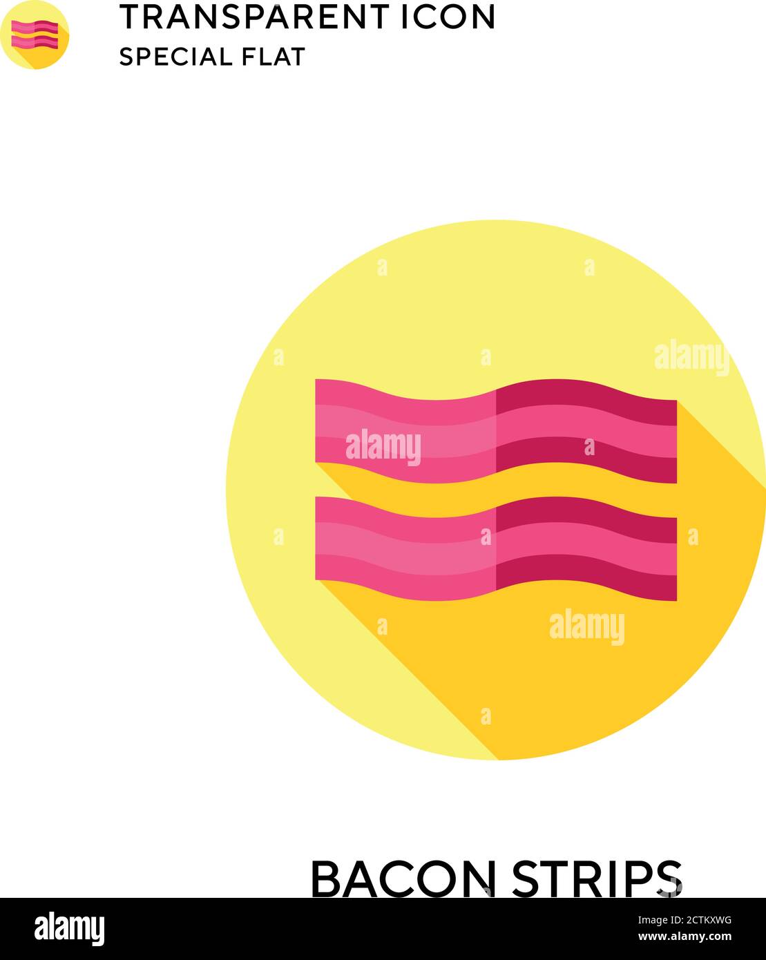 Heap of bacon Stock Vector Images - Alamy