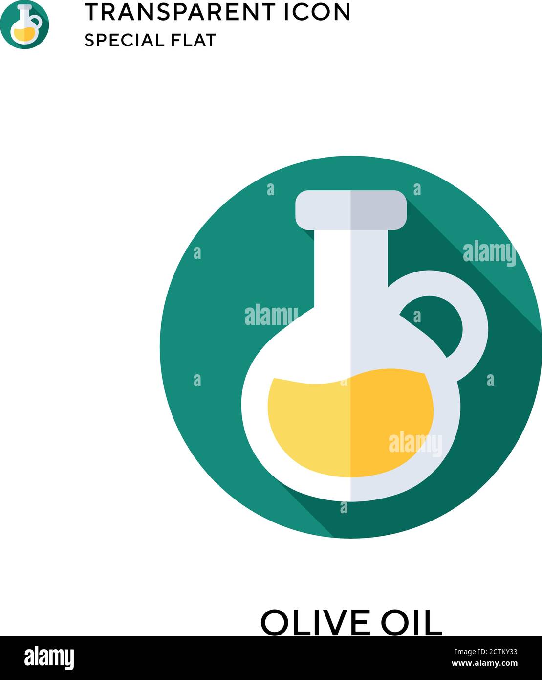 Olive oil vector icon. Flat style illustration. EPS 10 vector Stock ...