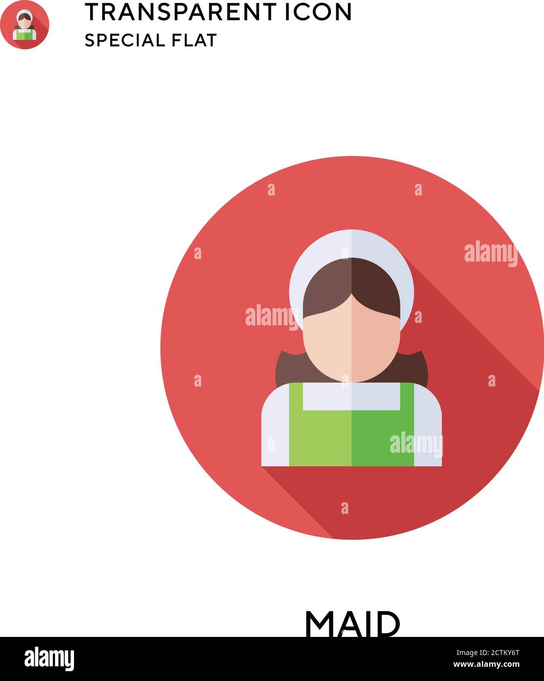 Asian lady cleaning her house Stock Vector Images - Alamy