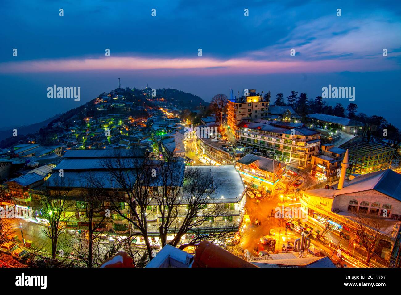 night landscape photography with stars and moon light of Pakistan Stock ...