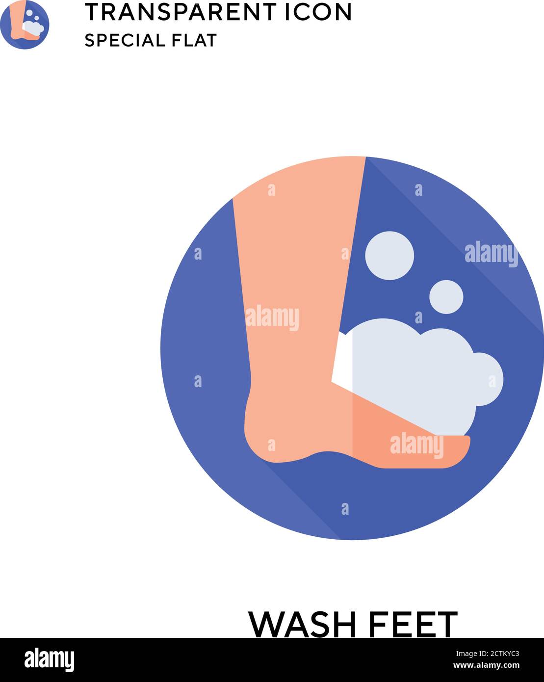 Christ washing feet Stock Vector Images - Alamy