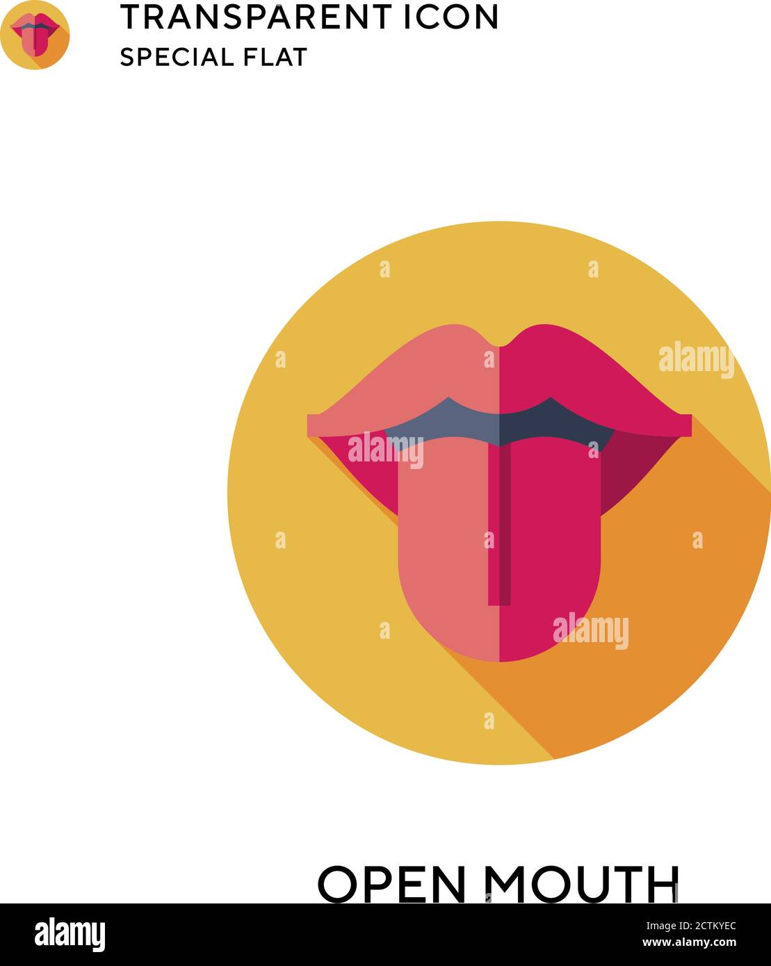 Man mouth open side profile Stock Vector Images - Alamy