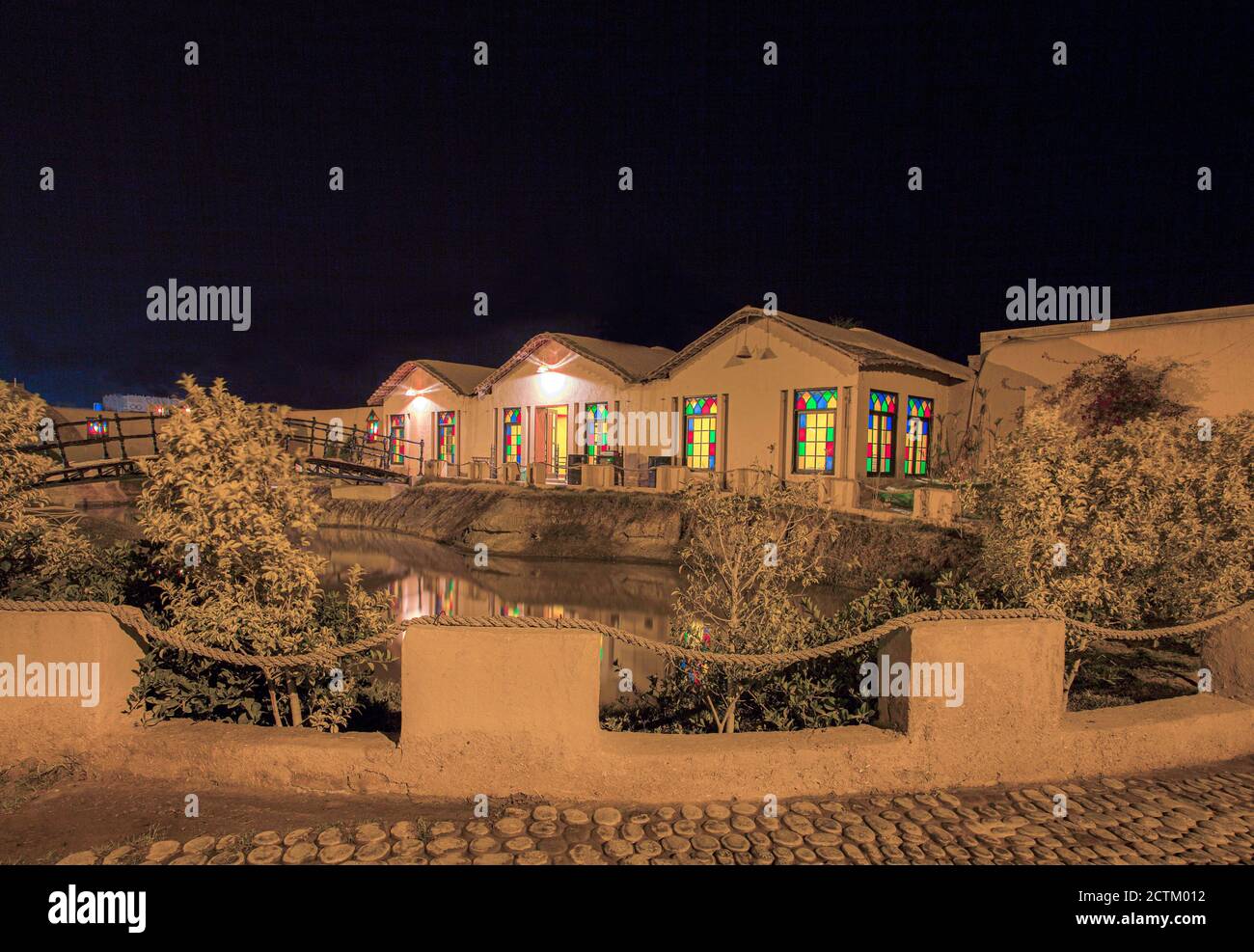 night landscape photography with stars and moon light of Pakistan Stock ...