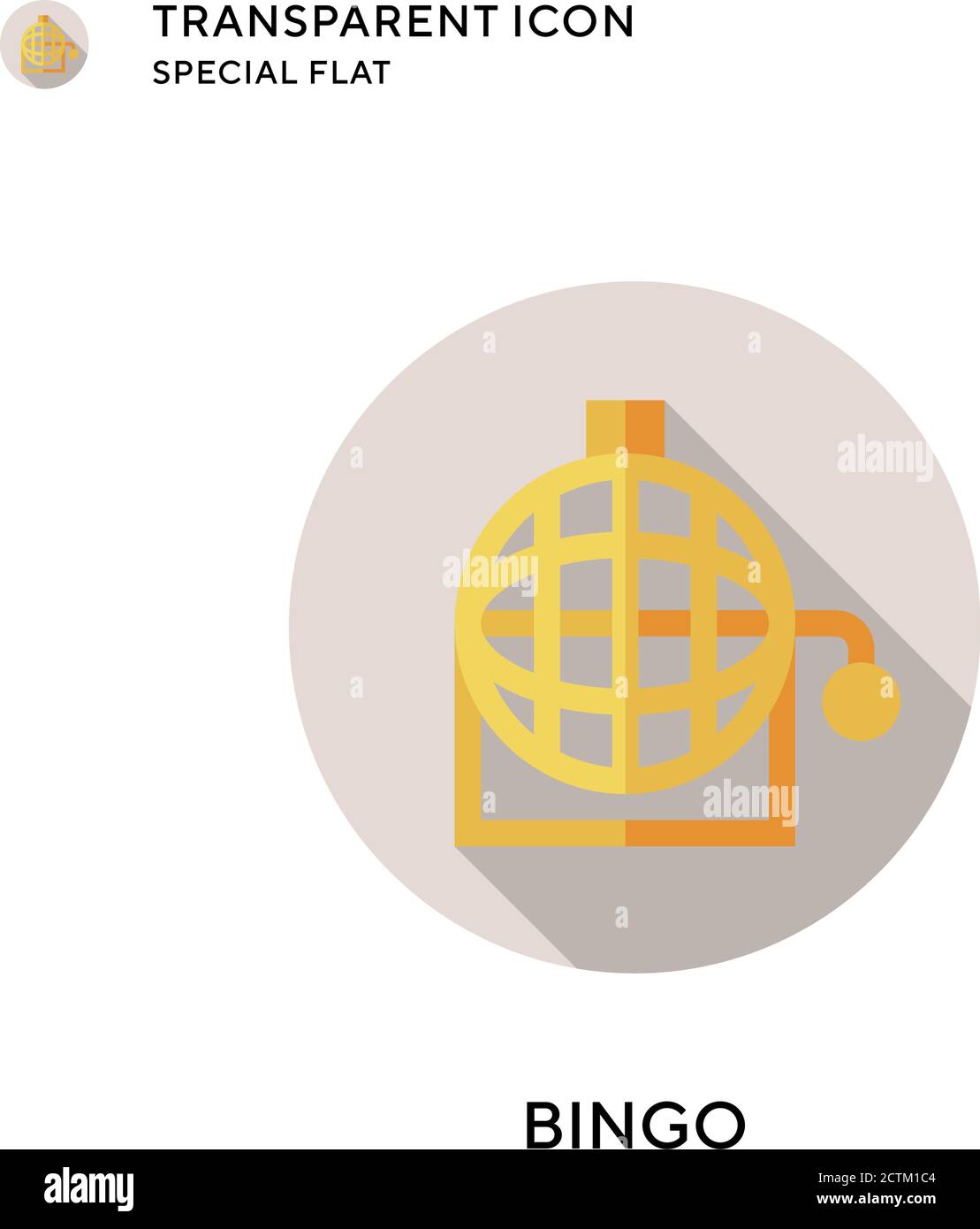 Bingo vector icon. Flat style illustration. EPS 10 vector Stock Vector ...