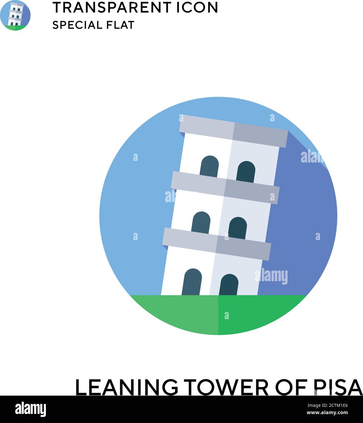 Leaning tower of pisa vector icon. Flat style illustration. EPS 10 ... Leaning tower of pisa vector icon. Flat style illustration. EPS 10 ...