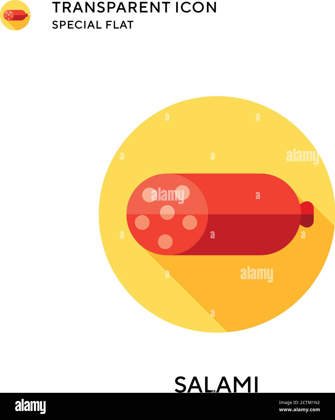 Dry sausage vector vectors hi-res stock photography and images - Alamy