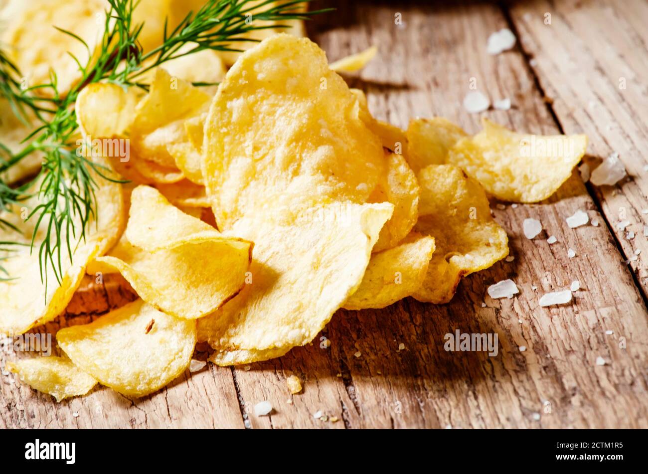 Vintage potato chips bag hi-res stock photography and images - Alamy