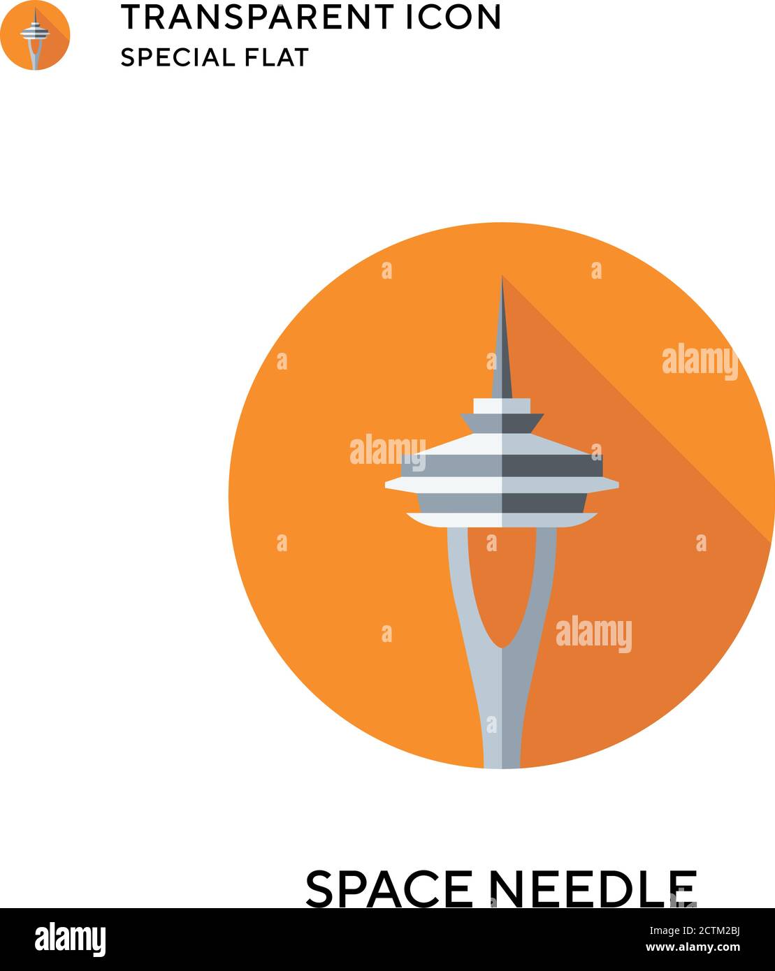 How tall is the seattle space needle Stock Vector Images - Alamy