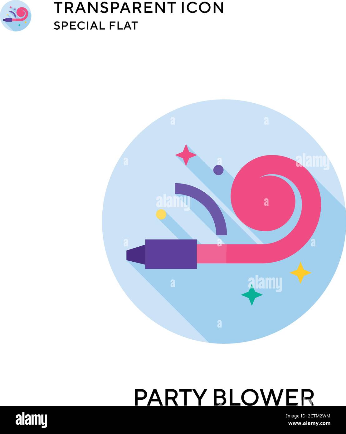 Red party blower Stock Vector Images - Alamy