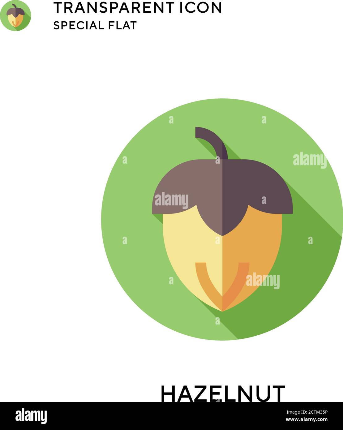 Heap of hazelnuts nuts background Stock Vector Images - Alamy