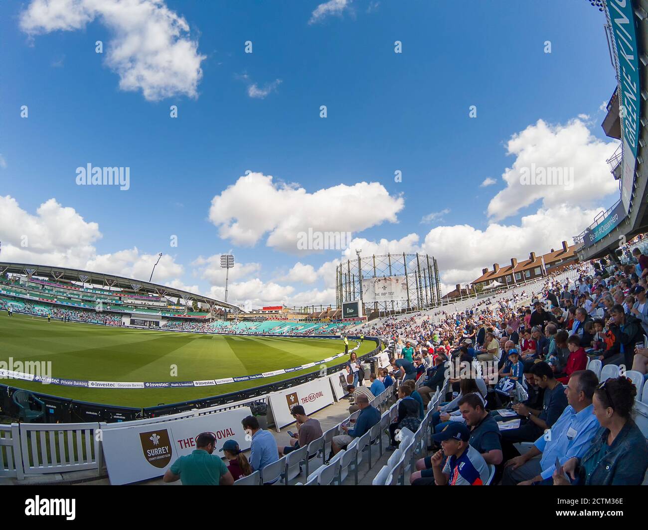 A cricket match at the Oval in London, UK Stock Photo - Alamy