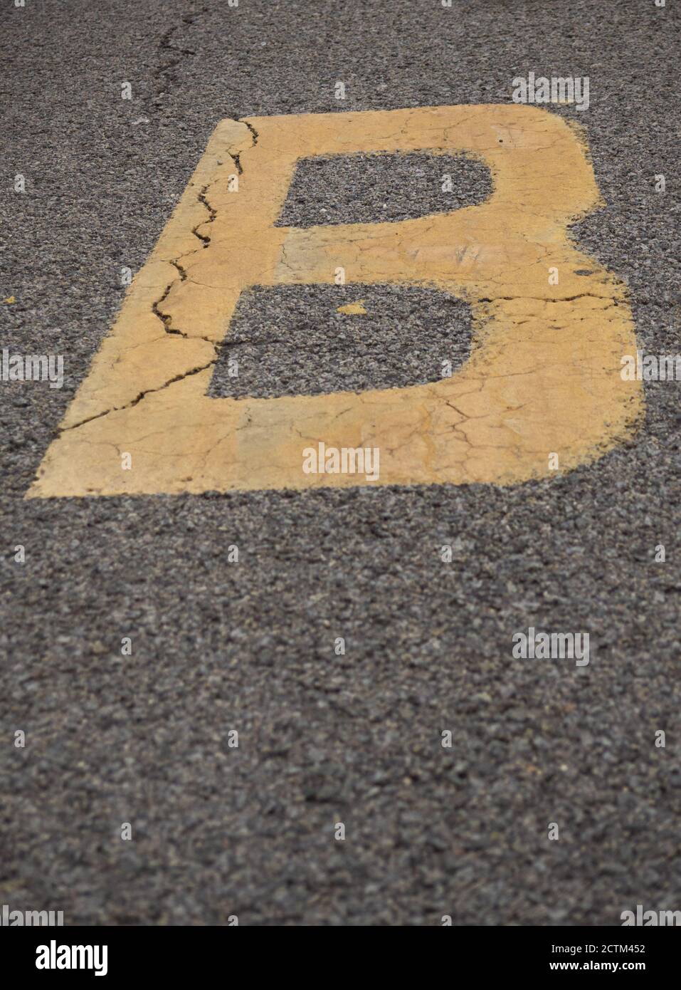 Vertical closeup shot of Bus signal on the road, detail of a sign for ...