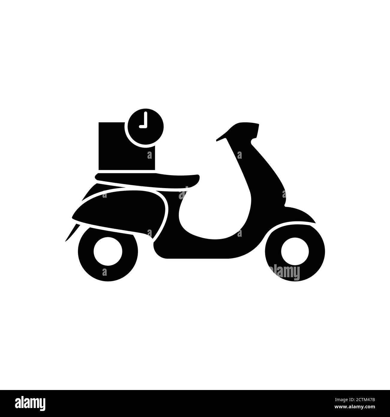 Bike vector logo design template Black and White Stock Photos & Images ...