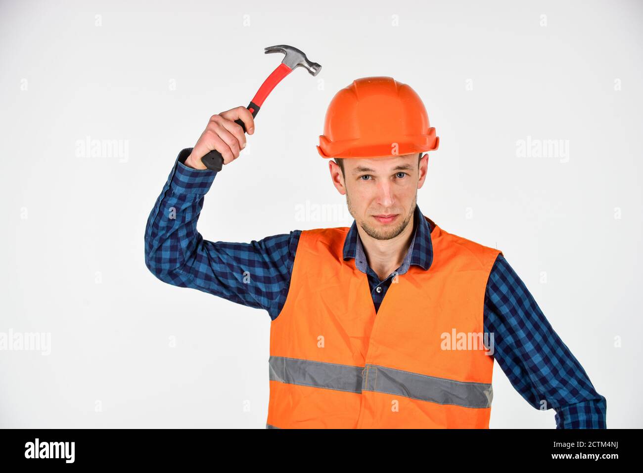 Man with the blockhead hi-res stock photography and images - Alamy