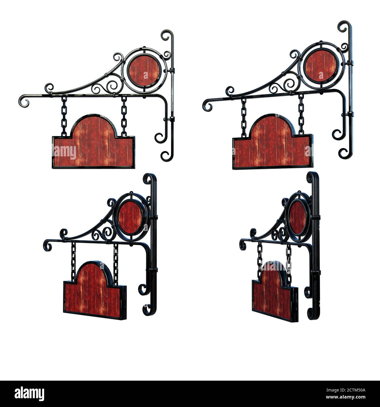 Historic signpost Cut Out Stock Images & Pictures - Alamy