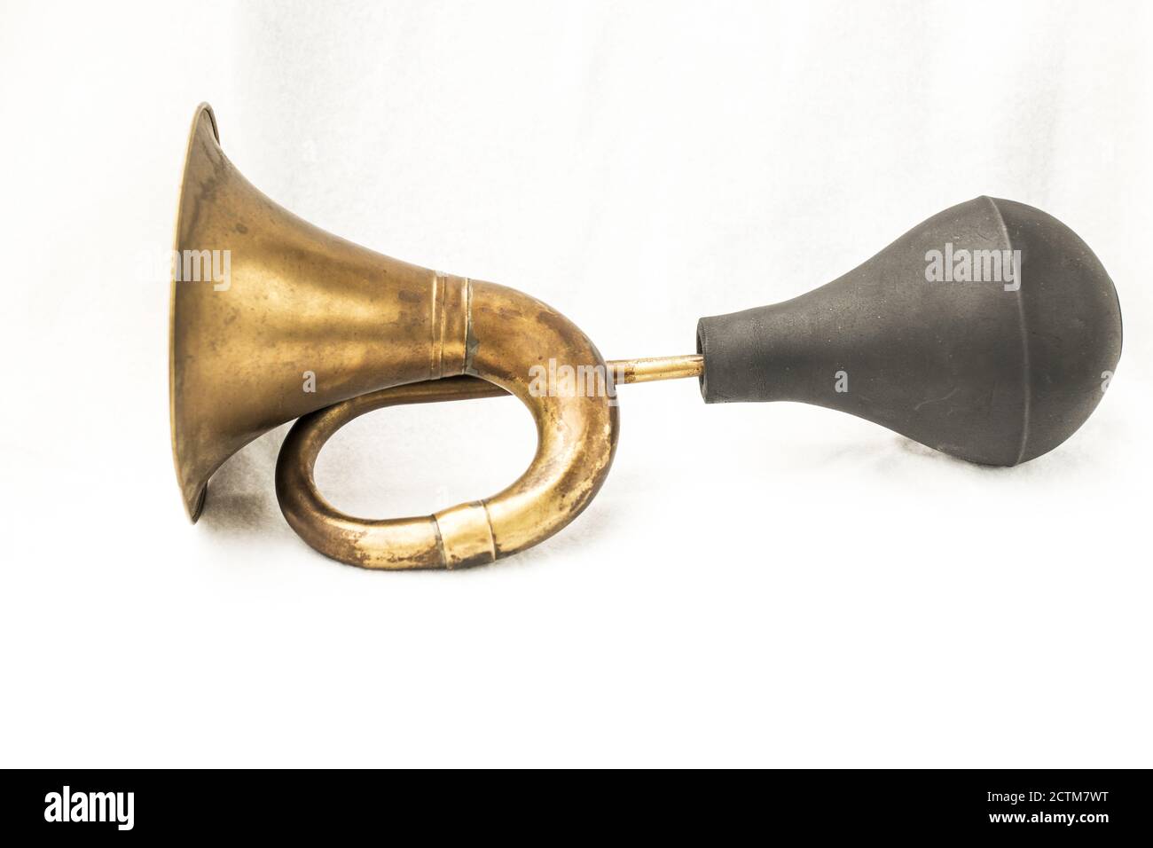 Closeup shot of horn isolated on white background Stock Photo - Alamy