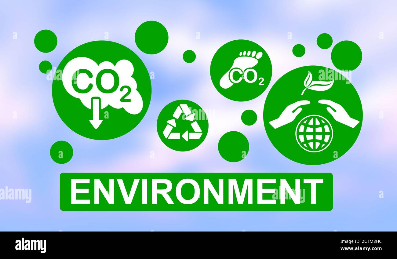 Illustration of an environment concept Stock Photo - Alamy