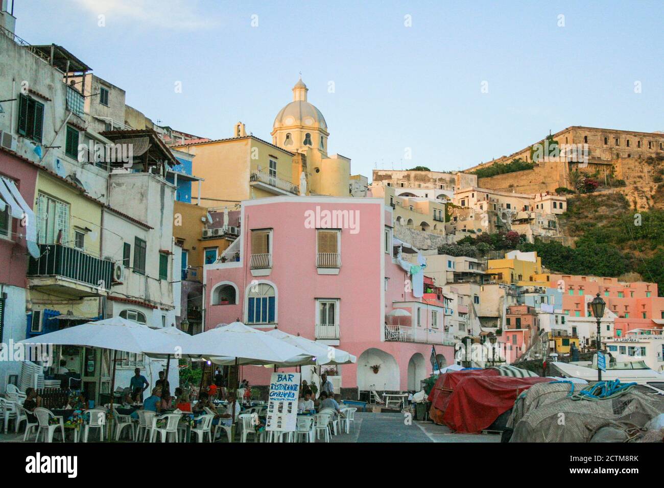 Procida, Province of Naples, Campania, Italy. Isle of Procida, Marina ...