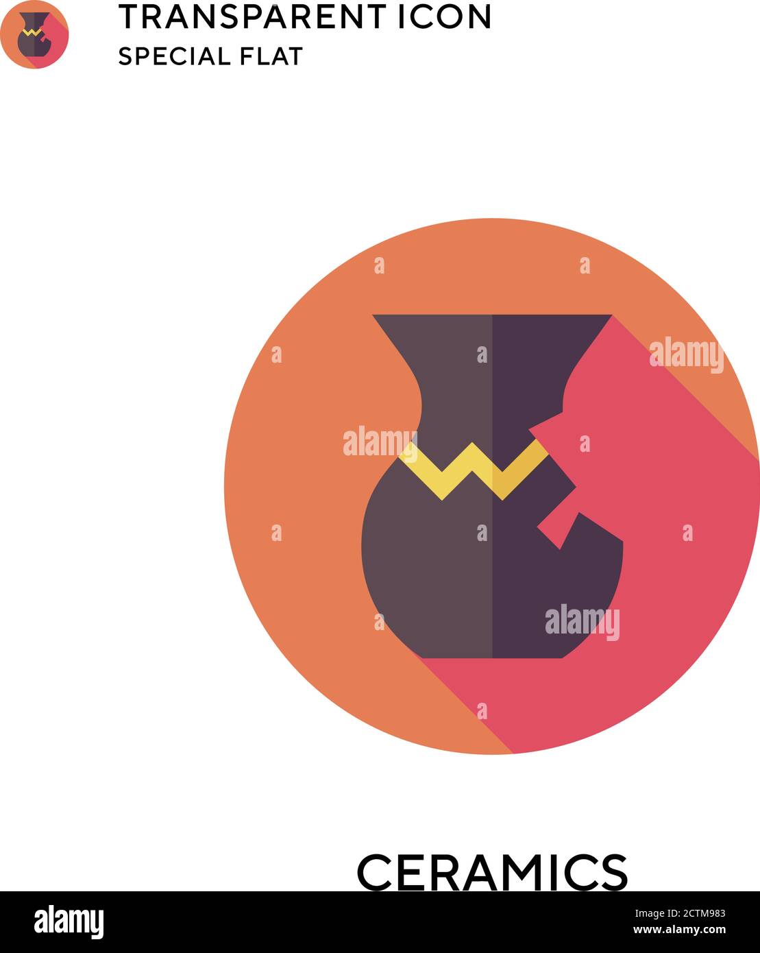 Color bars Simple vector icon. Modern, simple flat vector illustration ...