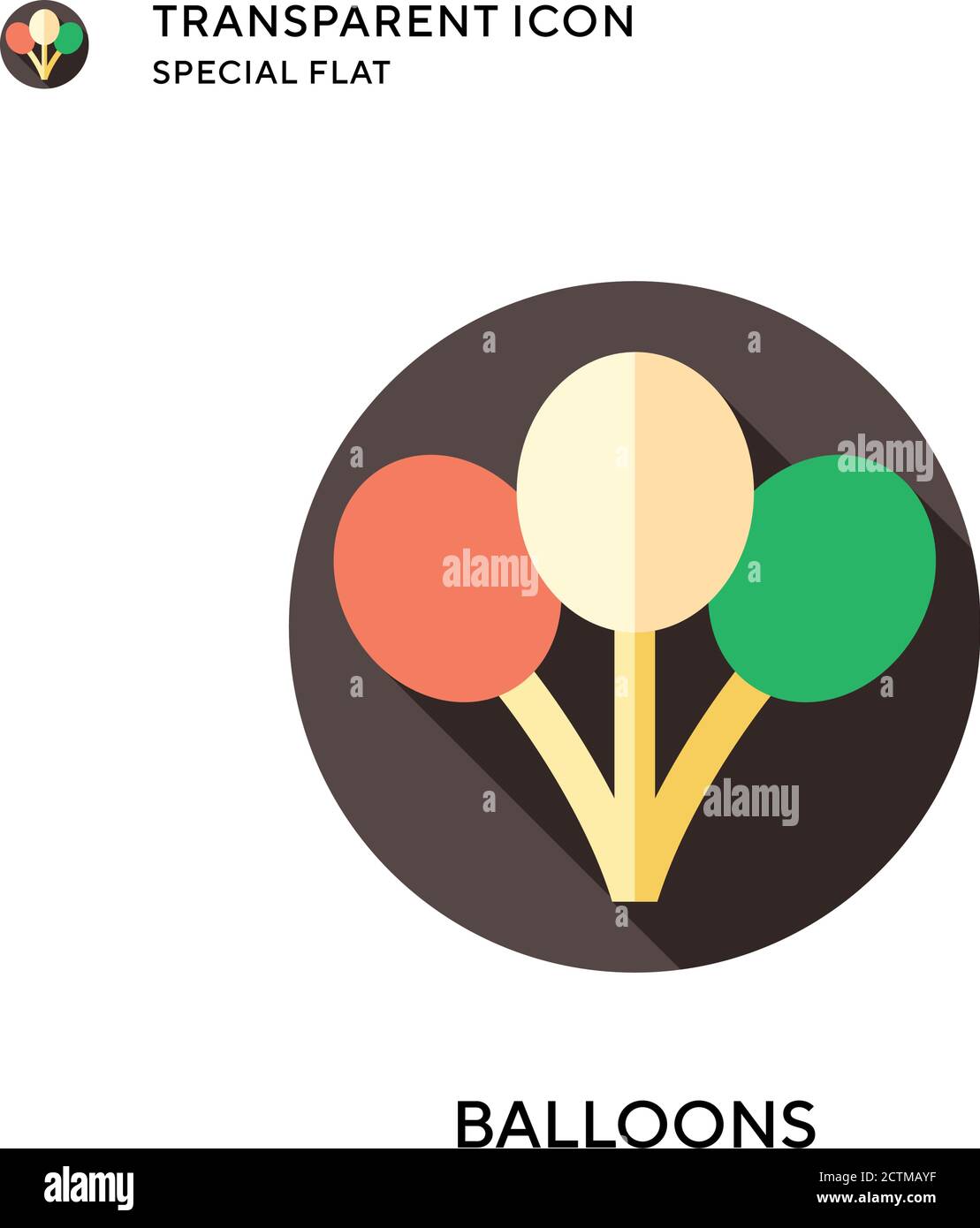 Smiley Simple vector icon. Modern, simple flat vector illustration for ...