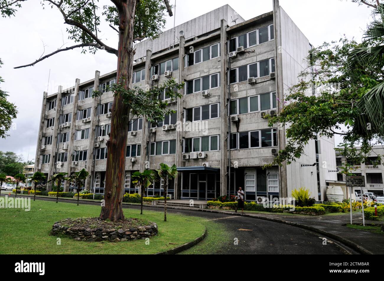The Prime Minister's office in Suva, Fiji in the South Pacific Stock ...