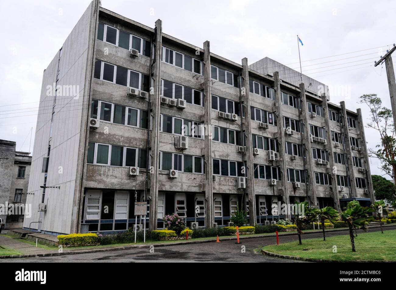 The Prime Minister's office in Suva, Fiji in the South Pacific Stock ...
