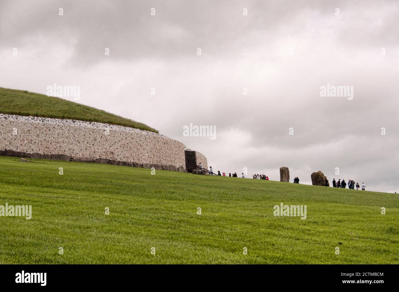 Newgrange, a prehistoric monument built during the Neolithic period ...