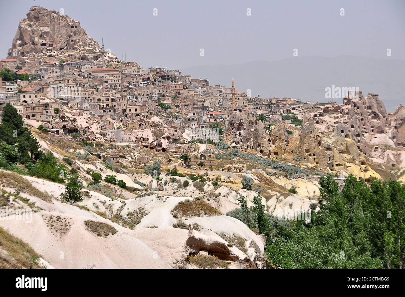 Uchisar castle is located in Capadocia, in Anatolia's central region ...