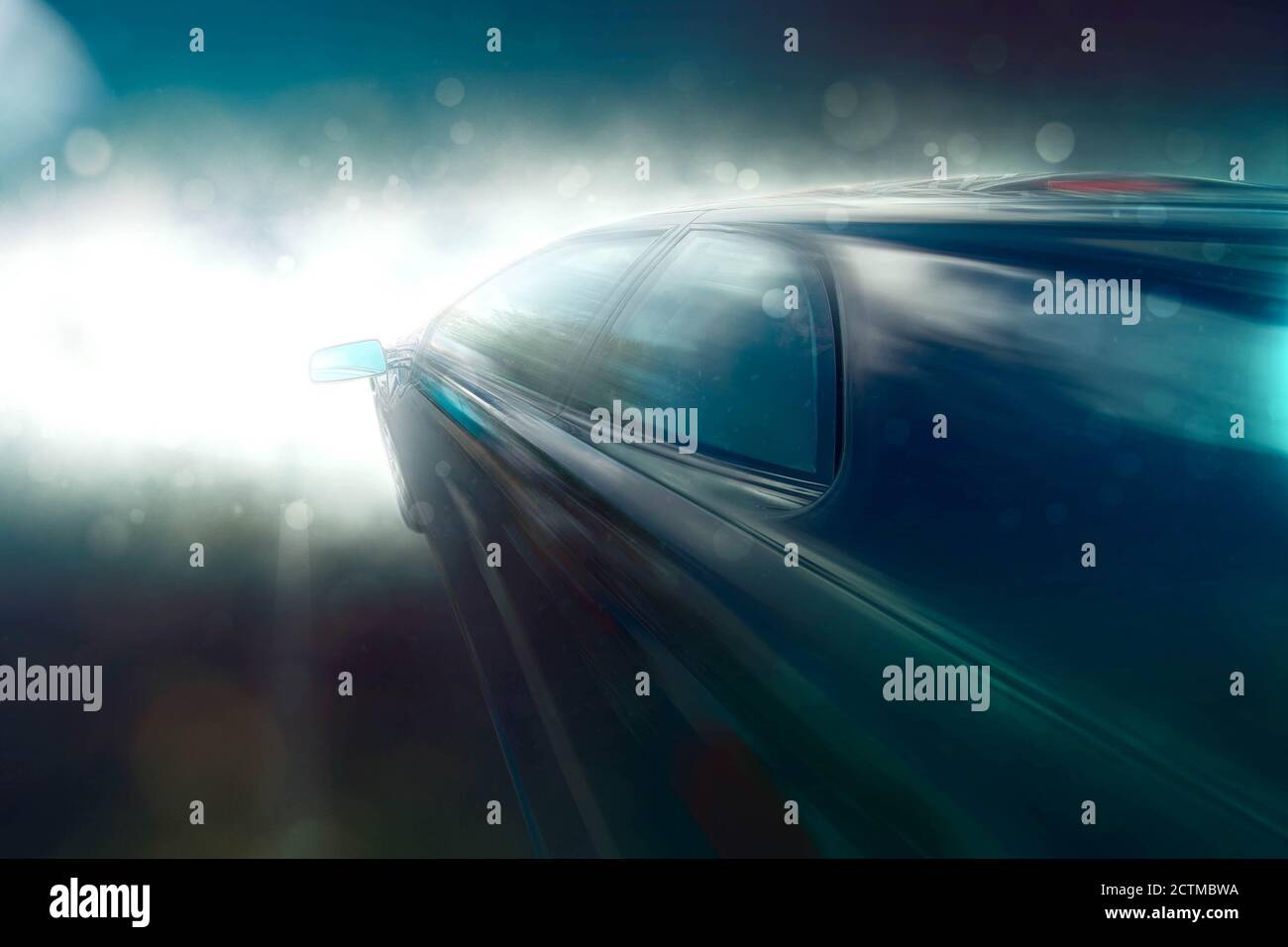 Race car in bright light. 3d illustration Stock Photo - Alamy