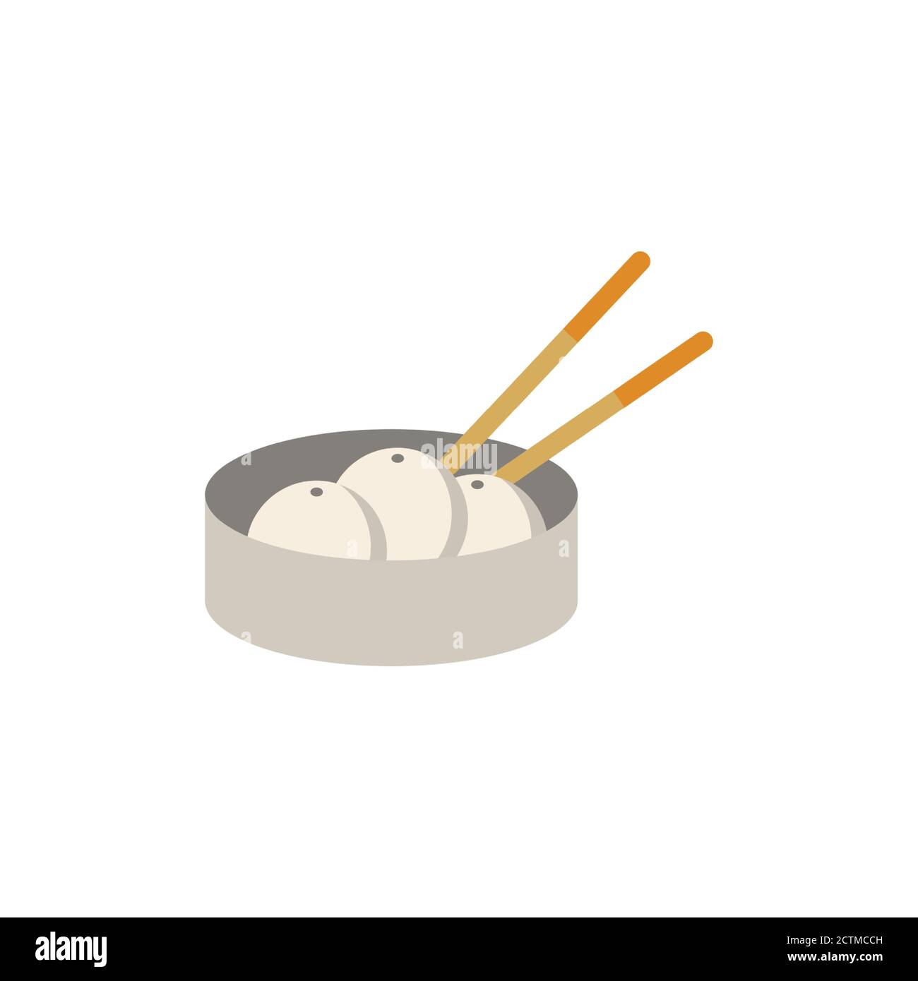 dumplings icon. Simple element from sea food collection. Creative ...