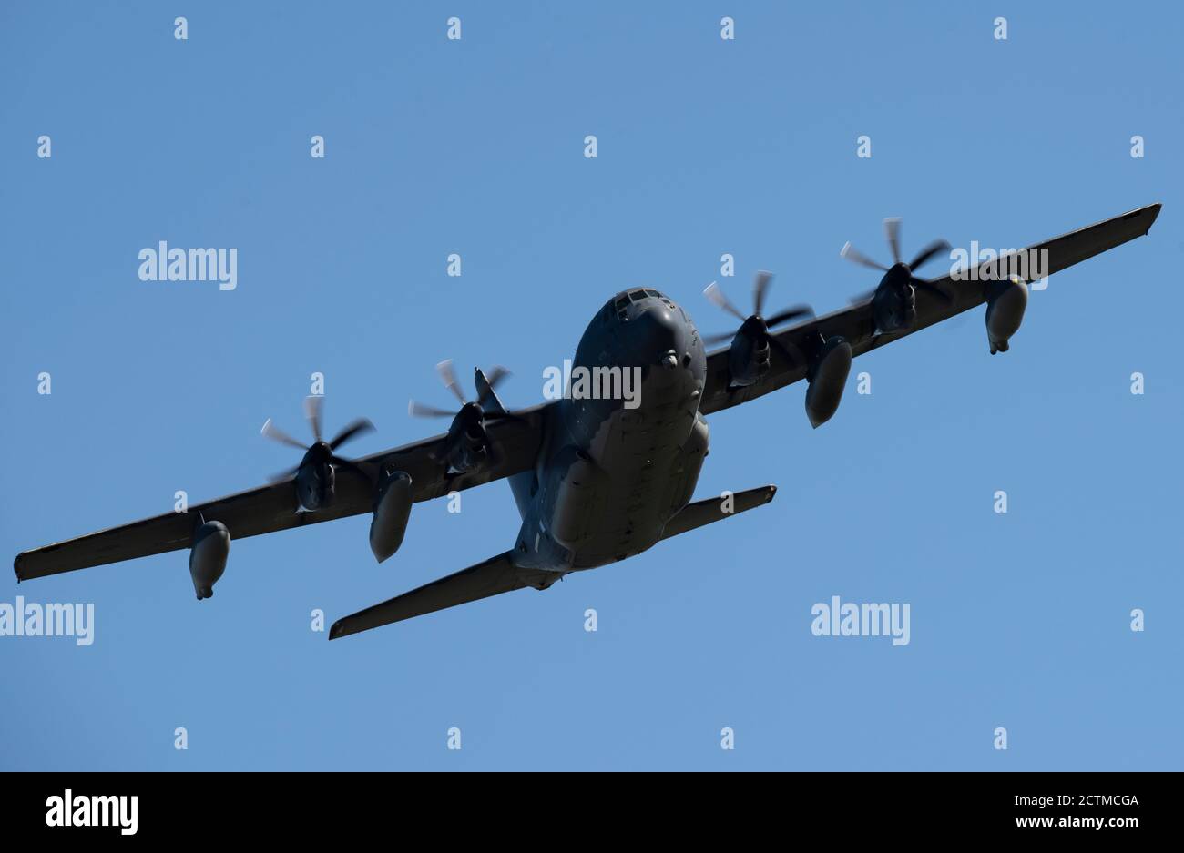 A U.S. Air Force MC-130J Air Commando II, assigned to the 352nd Special ...