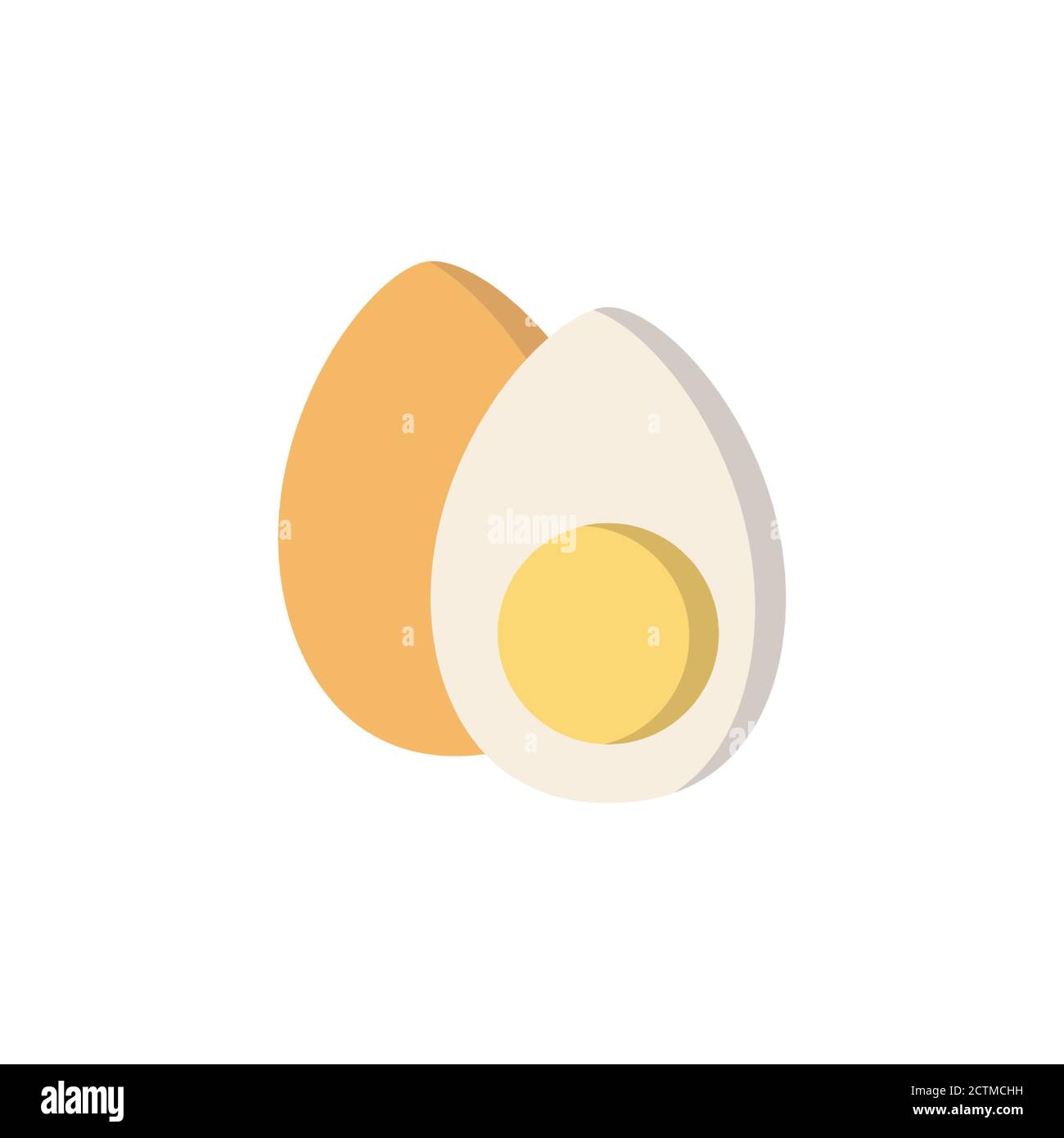 Boiled Eggs icon. Simple element from sea food collection. Creative ...