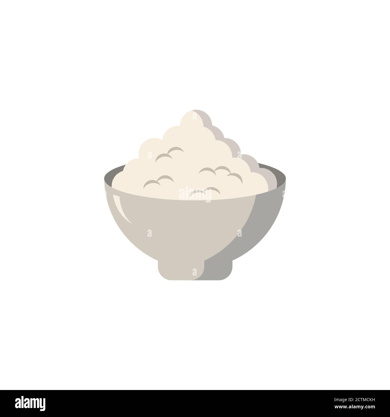 Rice icon. Simple element from sea food collection. Creative Rice icon ...