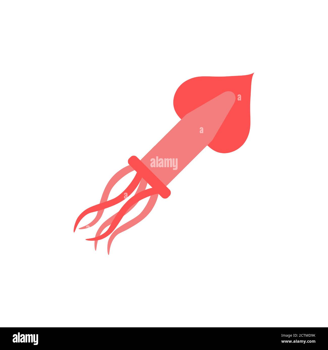 Squid icon. Simple element from sea food collection. Creative Squid ...