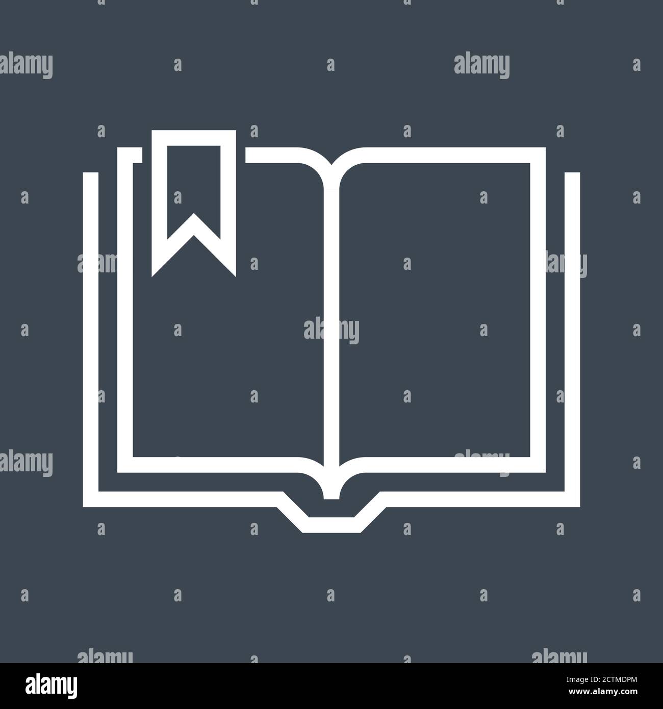 Book Thin Line Vector Icon Stock Vector Image & Art - Alamy