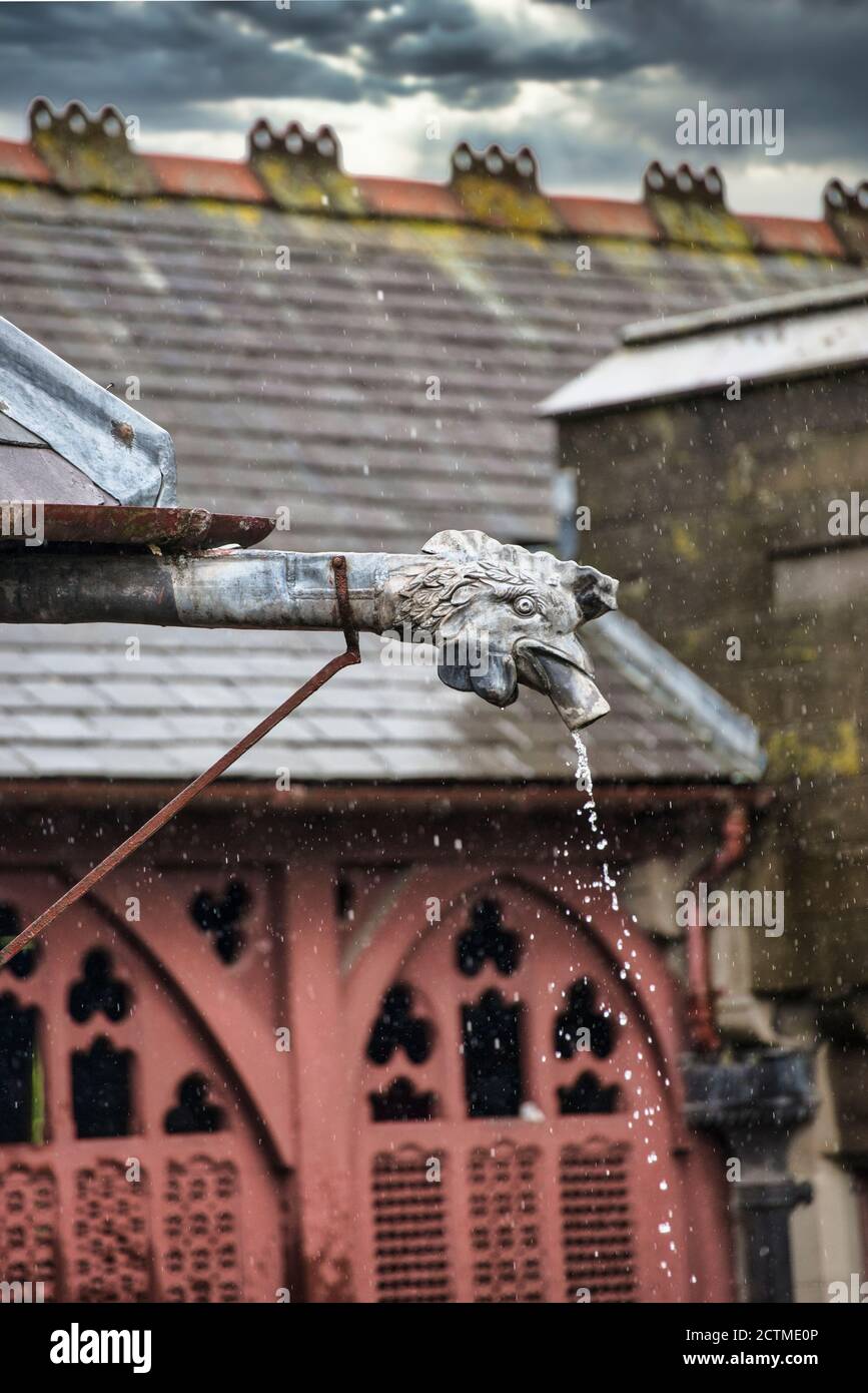 Rain spout hi-res stock photography and images - Alamy