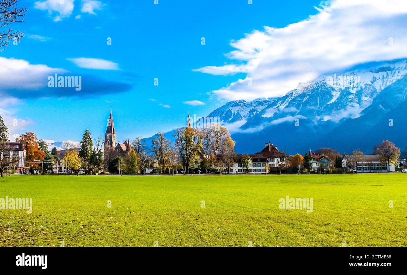 Swiss alps transport hi-res stock photography and images - Alamy