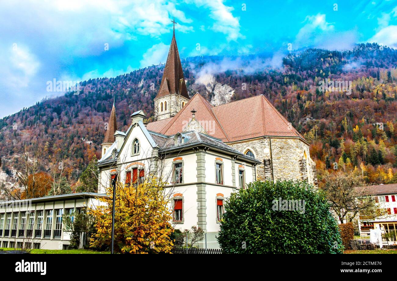 Switzerland swiss gothic architecture hi-res stock photography and ...